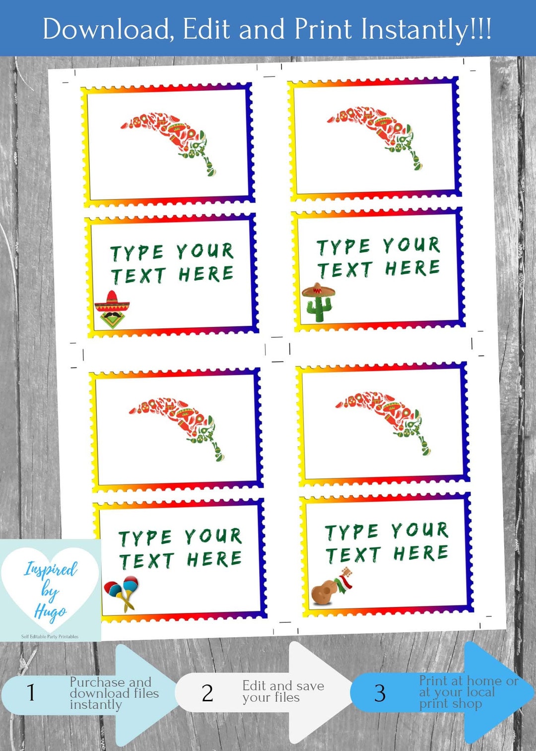 Fiesta Food Labels Tent, Mexican Fiesta Food Tents, Cinco De Mayo Food ...
