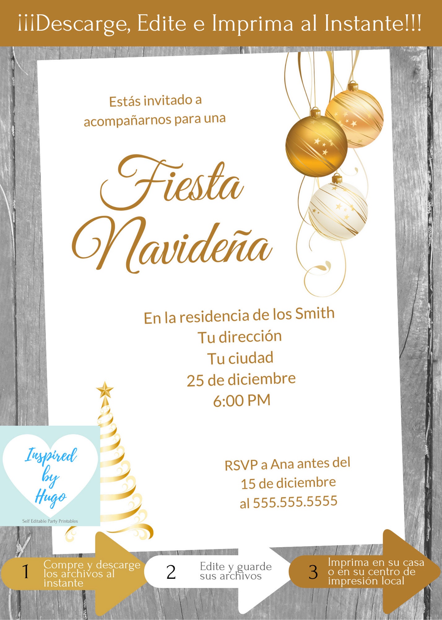 Invitación Fiesta De Navidad, Invitación Fiesta Familiar Empresarial, Ideas Posada Navideña ...