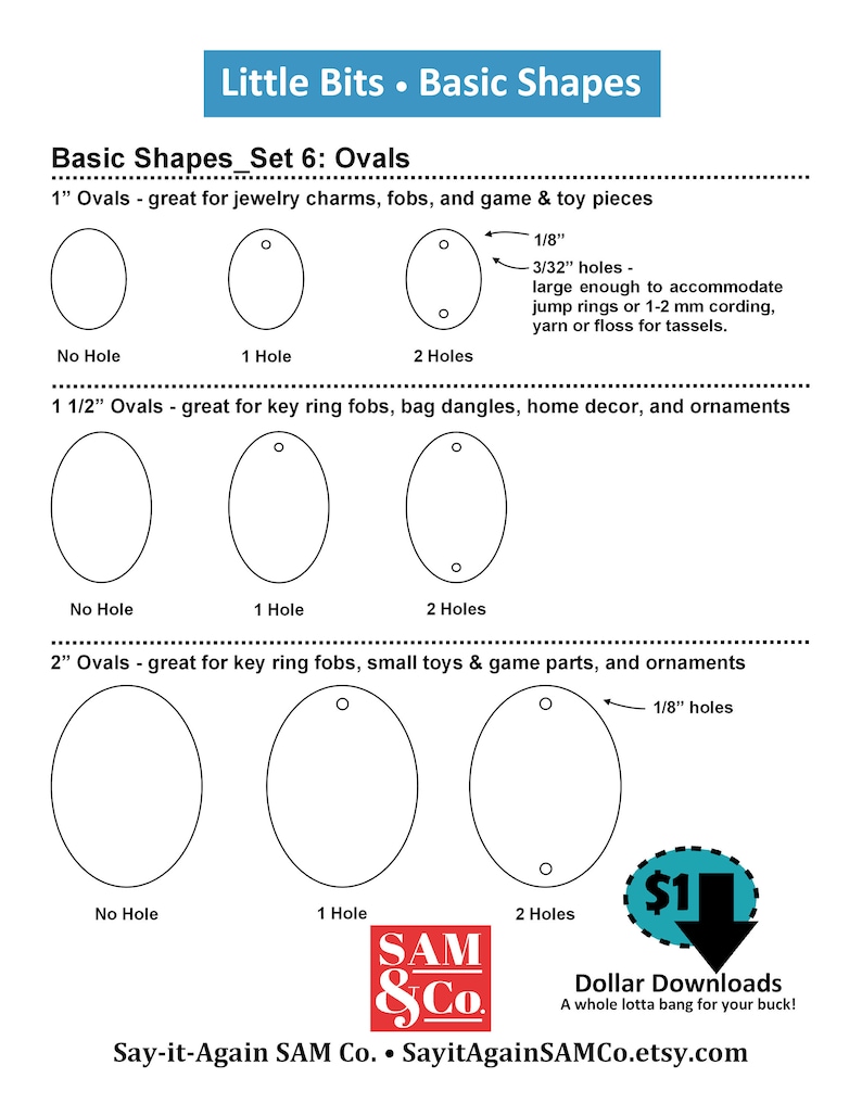 SVG Cut Outs & Graphics Files_basic Shapes 6. OVALS_PNG + SVG Files for ...