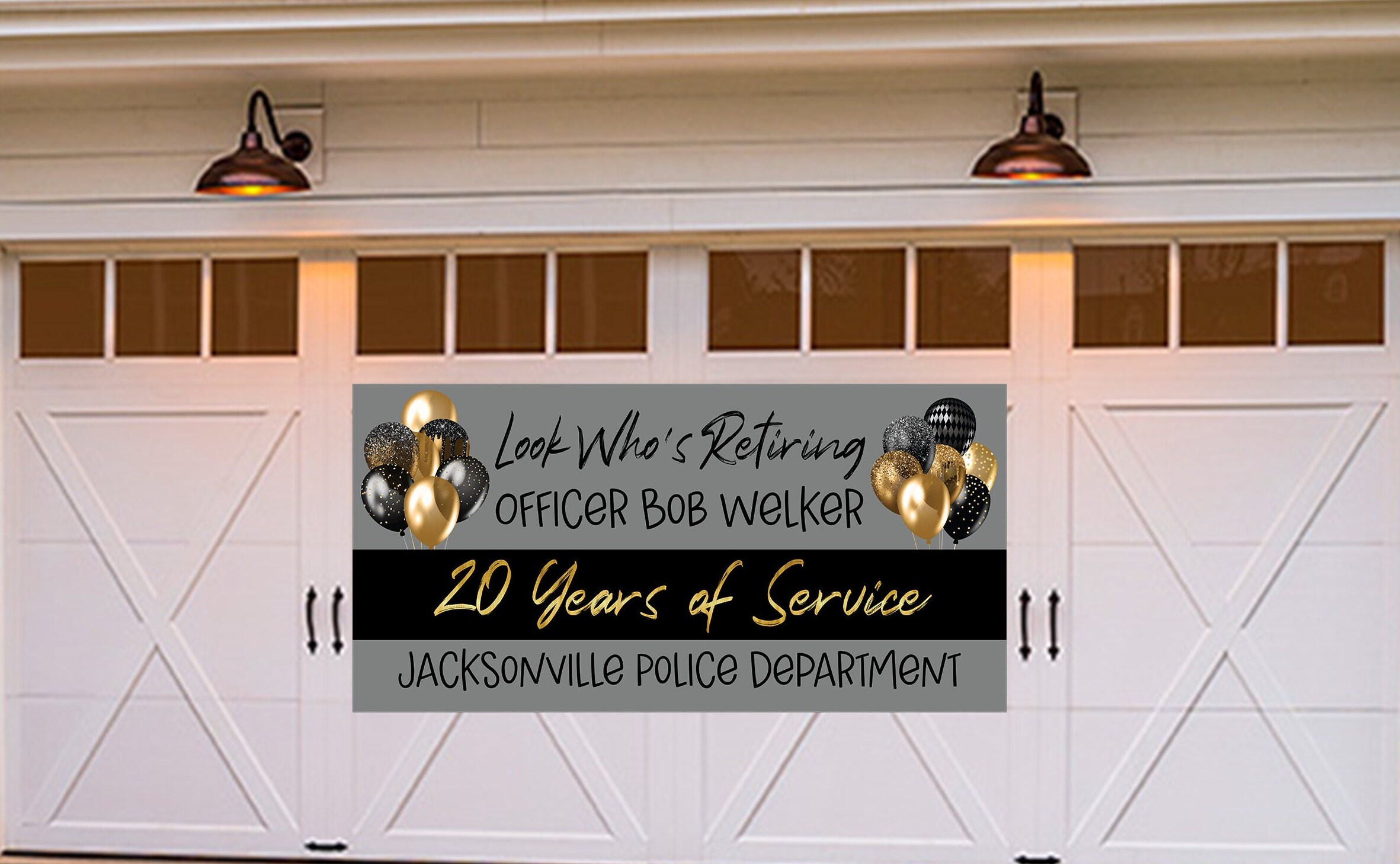 Personalized Retirement Banner: Custom Party Decor (digital Only) - Etsy
