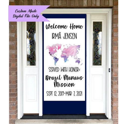 Welcome Home Missionary Poster/sign Collection digital | Etsy