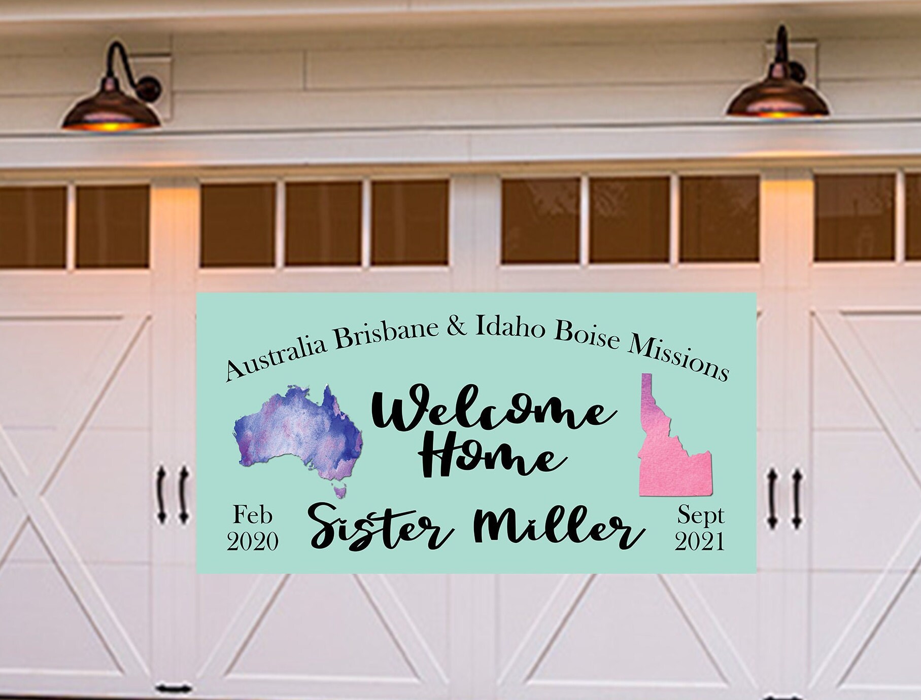 Digital Welcome Home Missionary Banner ~ Elder or Sister Missionary ...