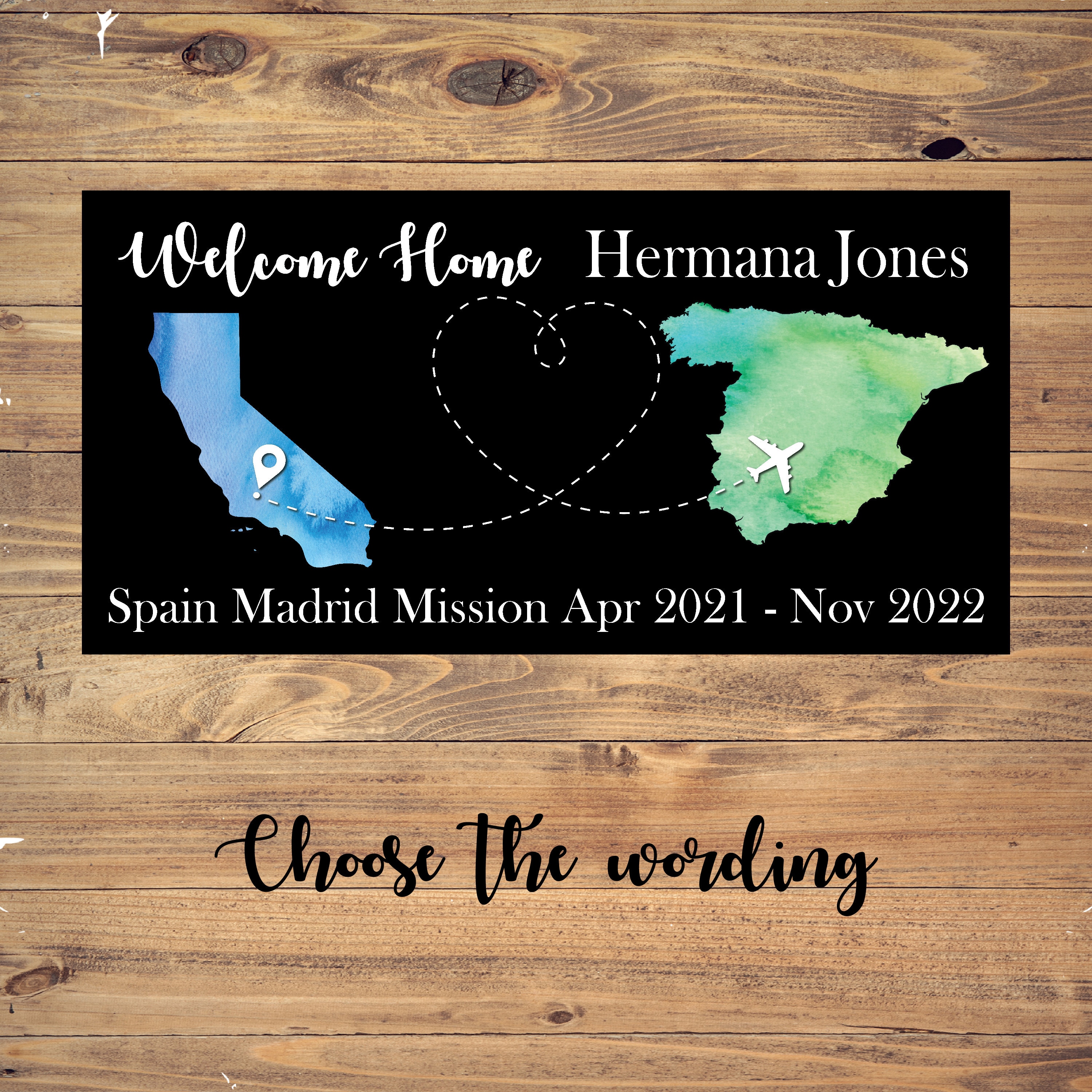 Missionary Homecoming Banner: Personalized Vinyl Welcome Home Decor - Etsy