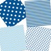 Blue & White Scrapbook Paper Pack, 12x12 Digital Download - Etsy