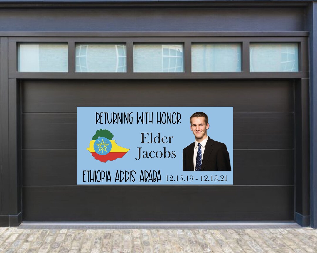 Welcome Home Missionary Banner With Picture ~ Elder or Sister ...