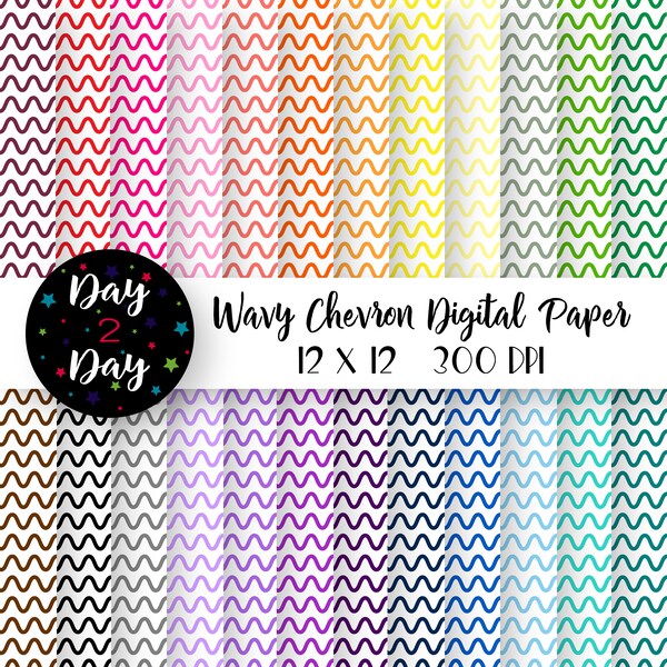 Wavy Chevron - Etsy