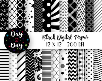 Blue Digital Paper Pack Commercial Use 300 Dpi 12 in by | Etsy