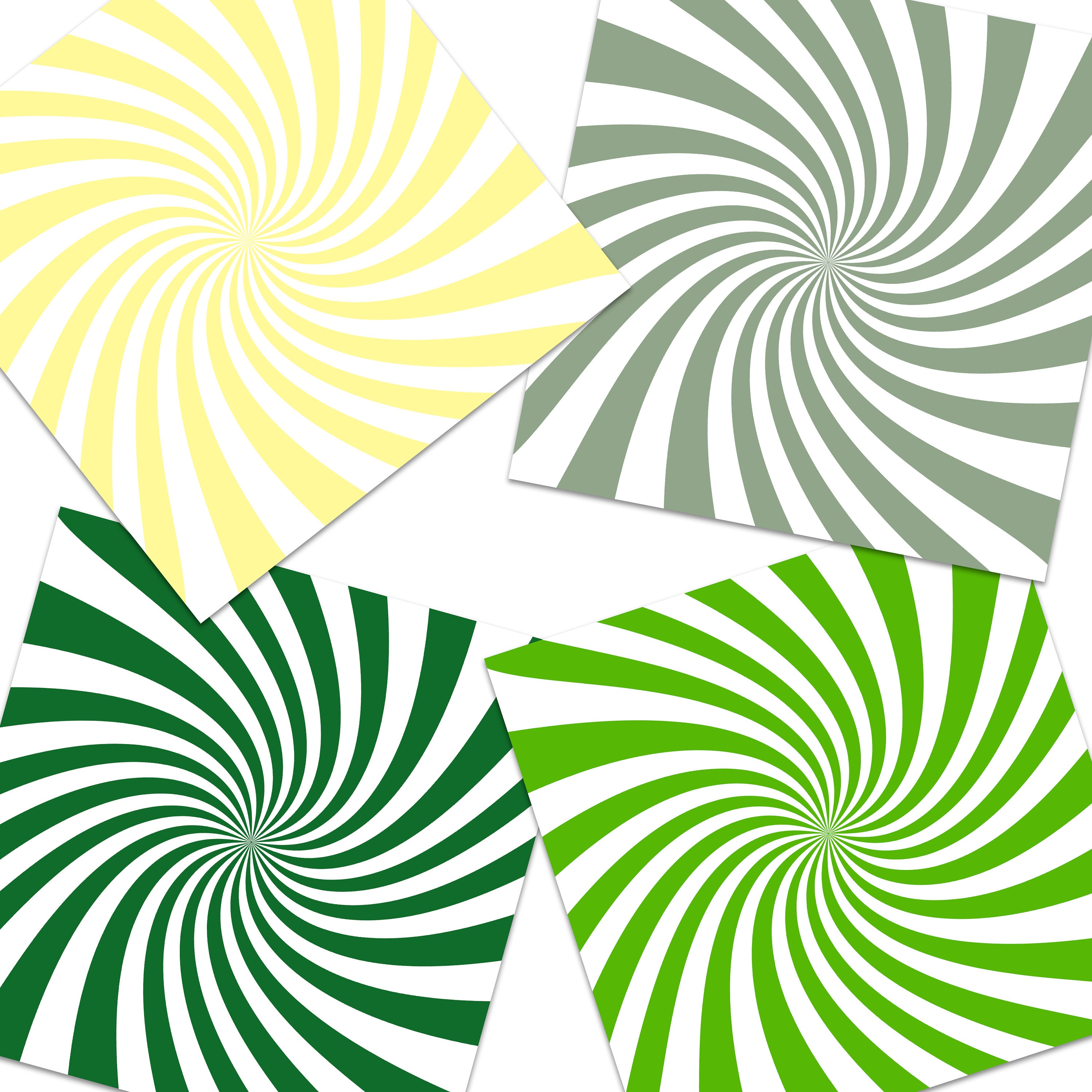 Twirling Starburst Digital Paper Pack Commercial Use 300 Dpi 12 in by ...