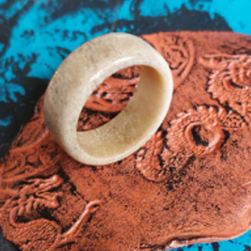 Elk Antler Ring - Etsy