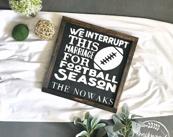 Football season sign | Etsy