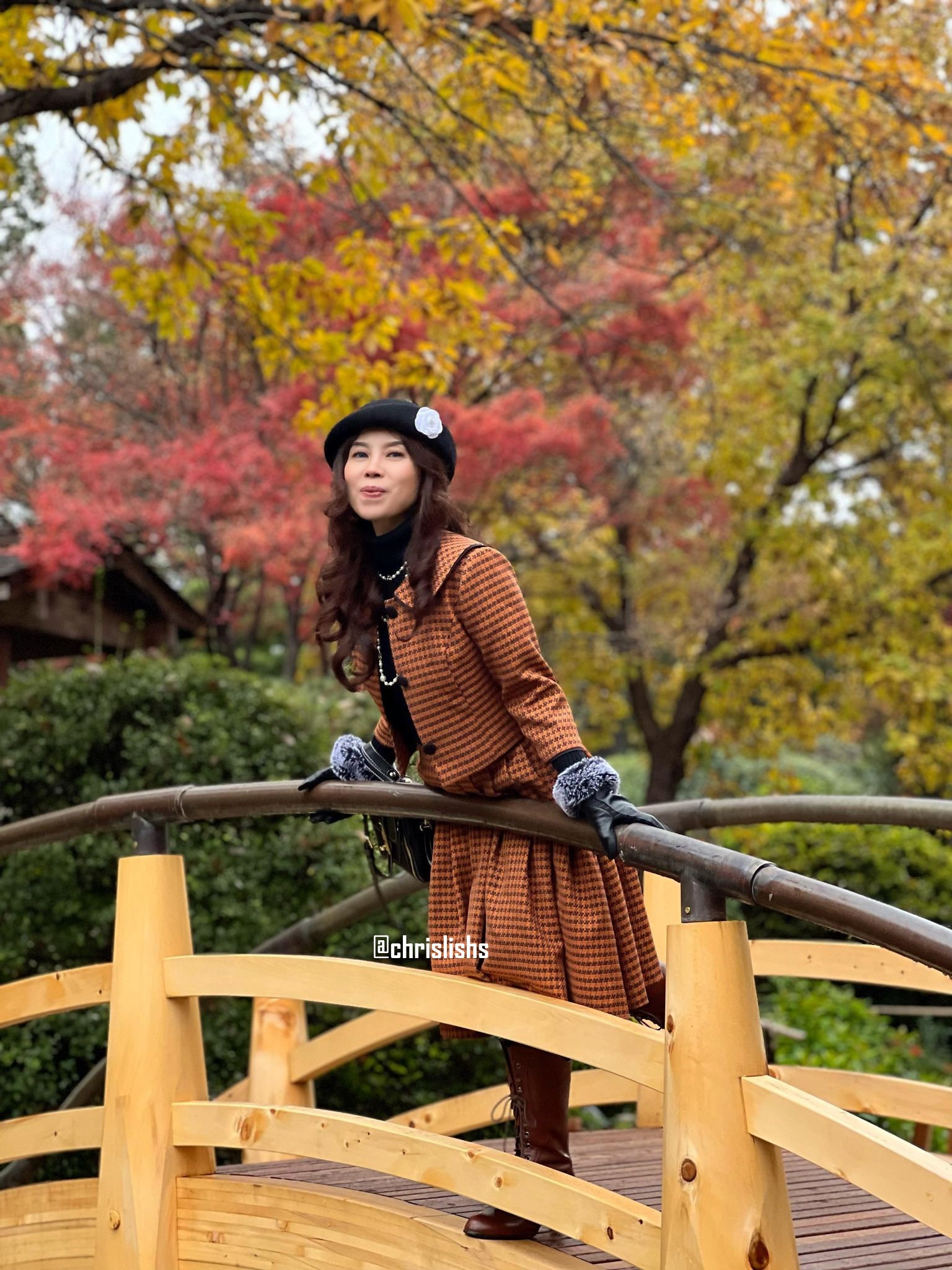 Lisa Collar Suit in Tweed Fall - Etsy