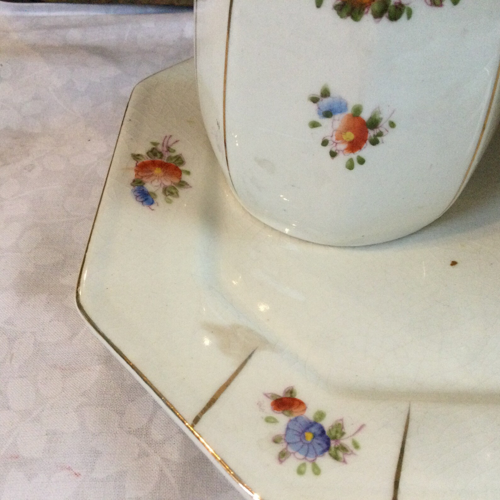 Vintage Mikori Ware Japan Handpainted Coffee Set on Tray / - Etsy