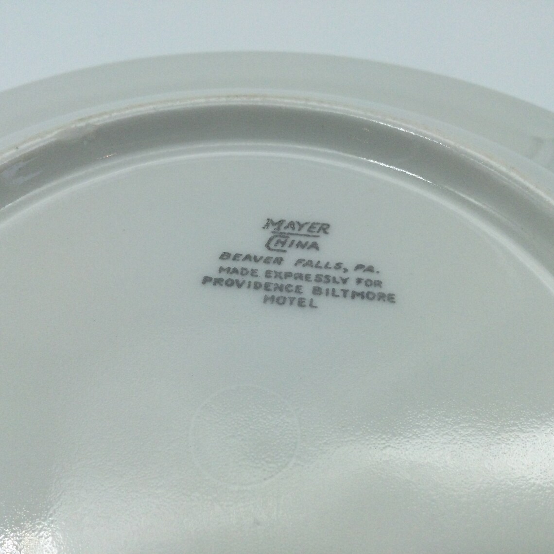 Vintage Mayer Restaurant China Set of 7 Rimmed Soup Bowls - Etsy