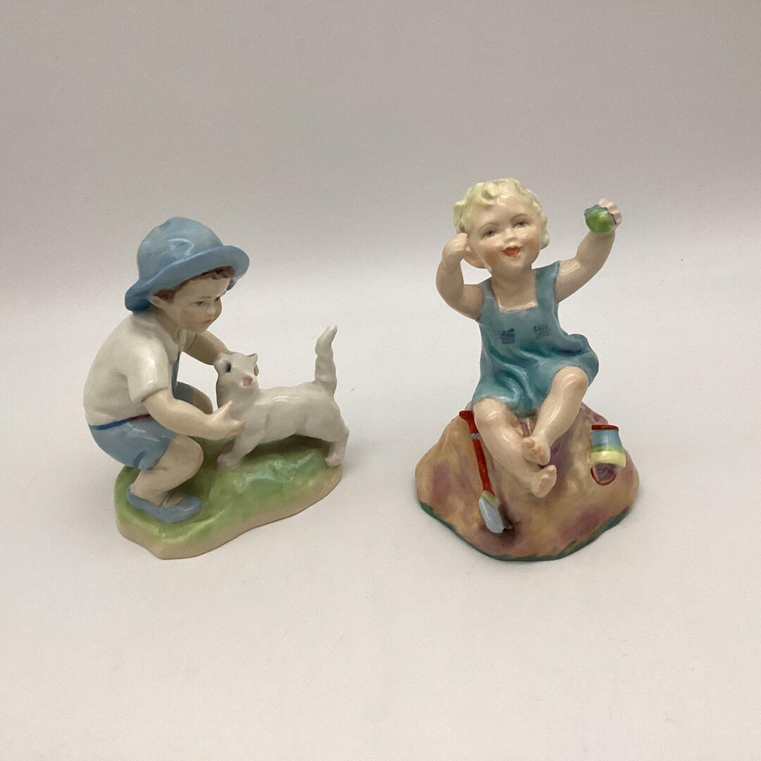 Royal Worcester England Month of the Year & Days of the Week Child ...
