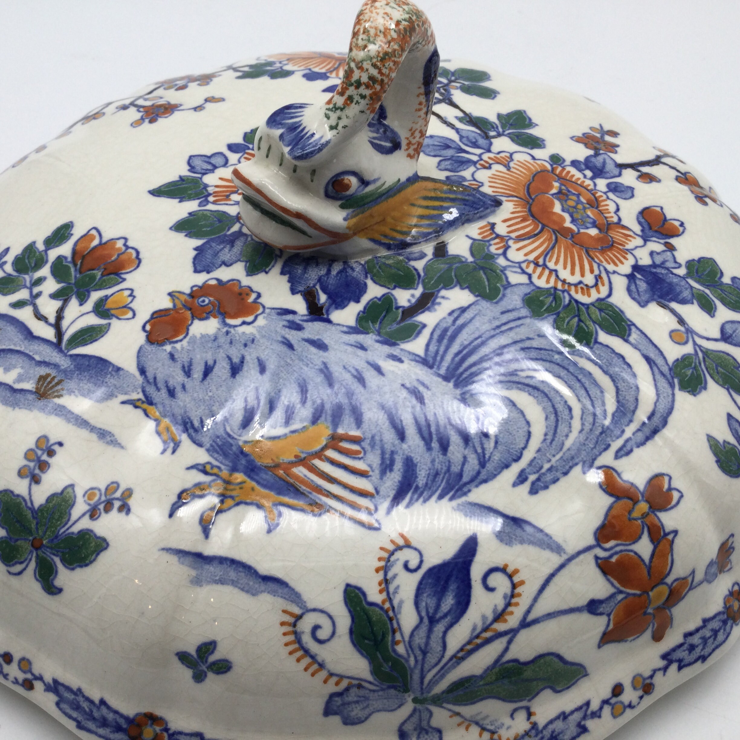 Early Backstamp Vintage Gien France Delft Colorie French Faience ...