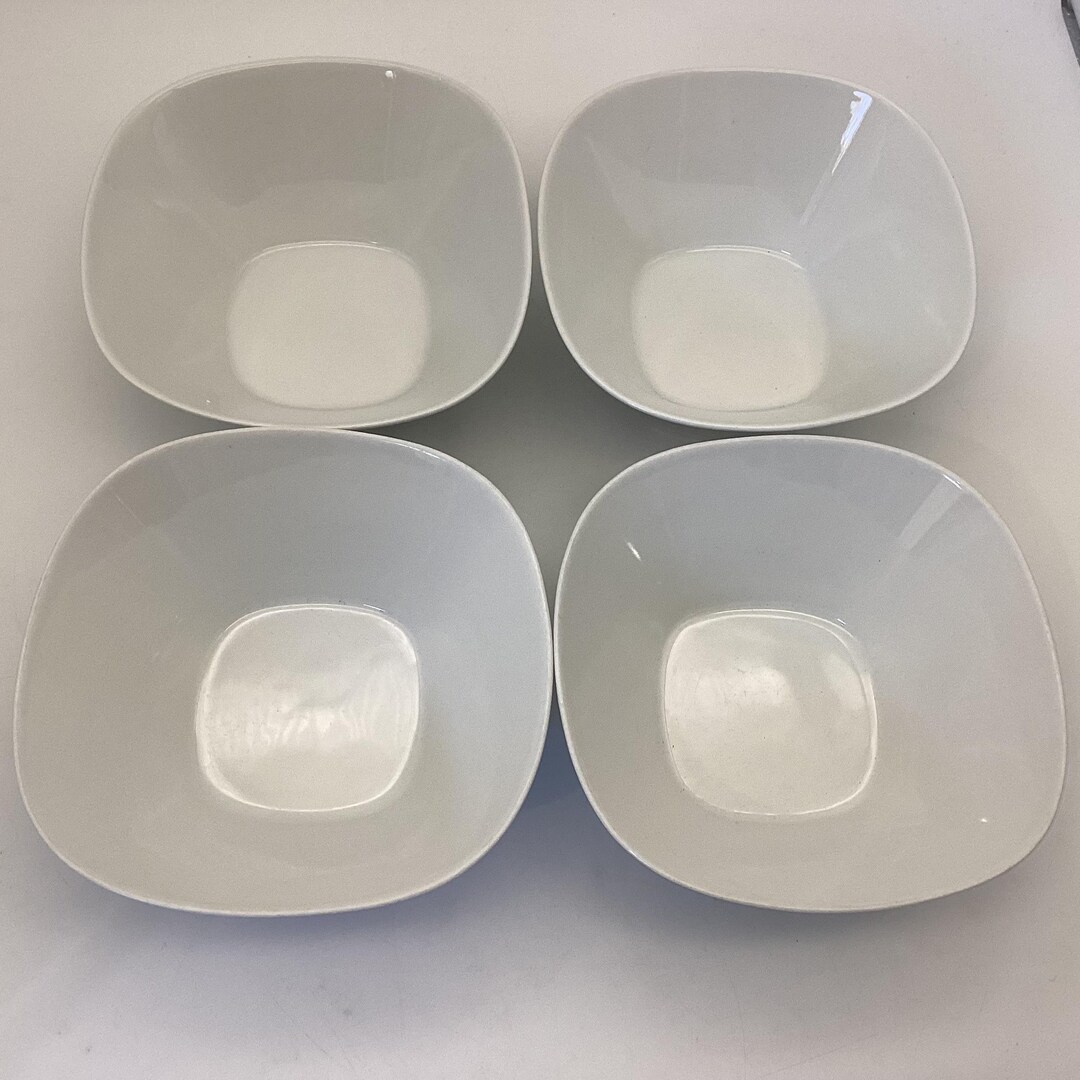 Royal Worcester Neo Classic / Set of 4 Square Cereal Bowls ...