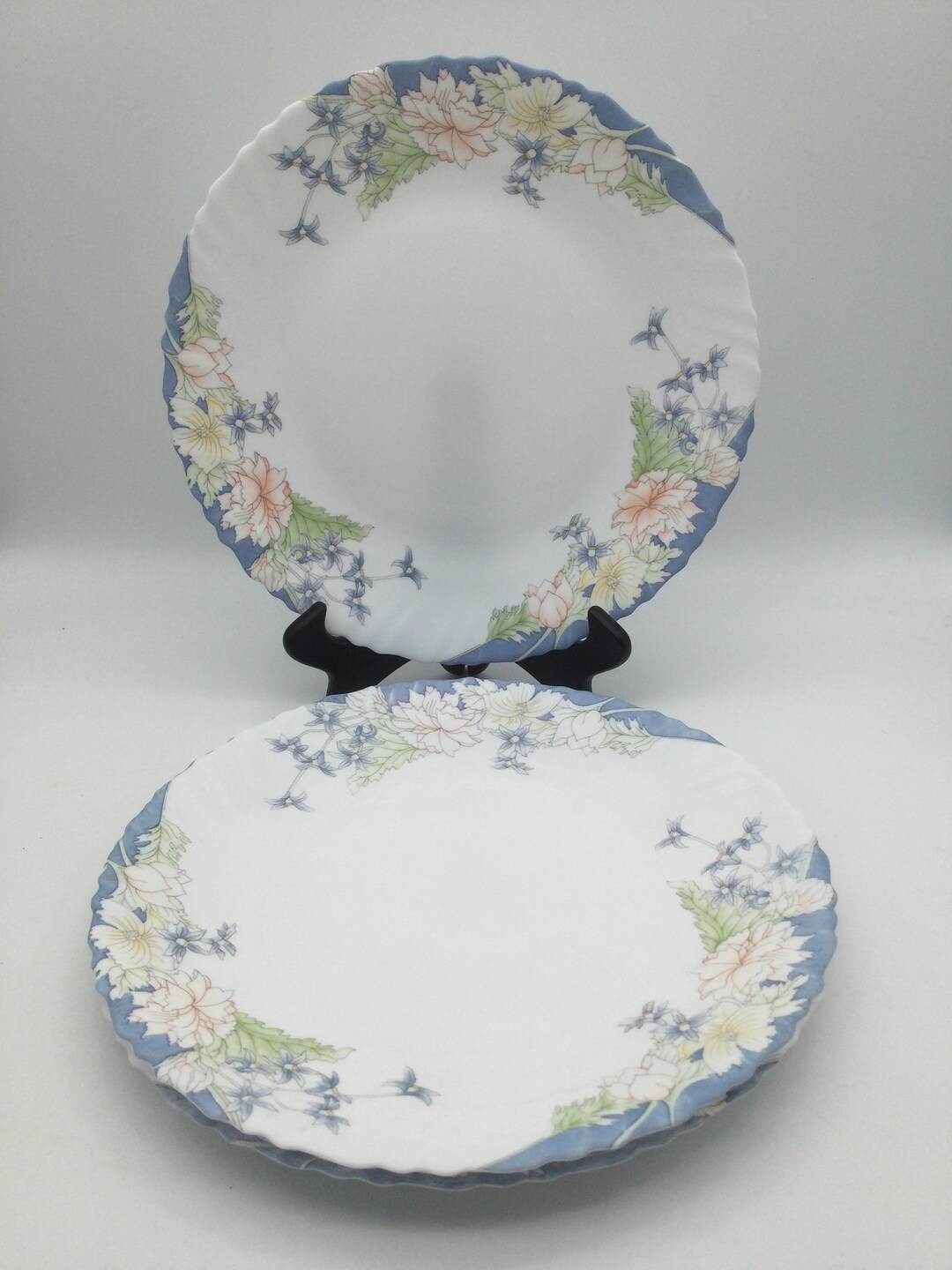 Vintage Arcopal France Florine Pattern / Set of 4 Dinner Plates / 10.25 ...
