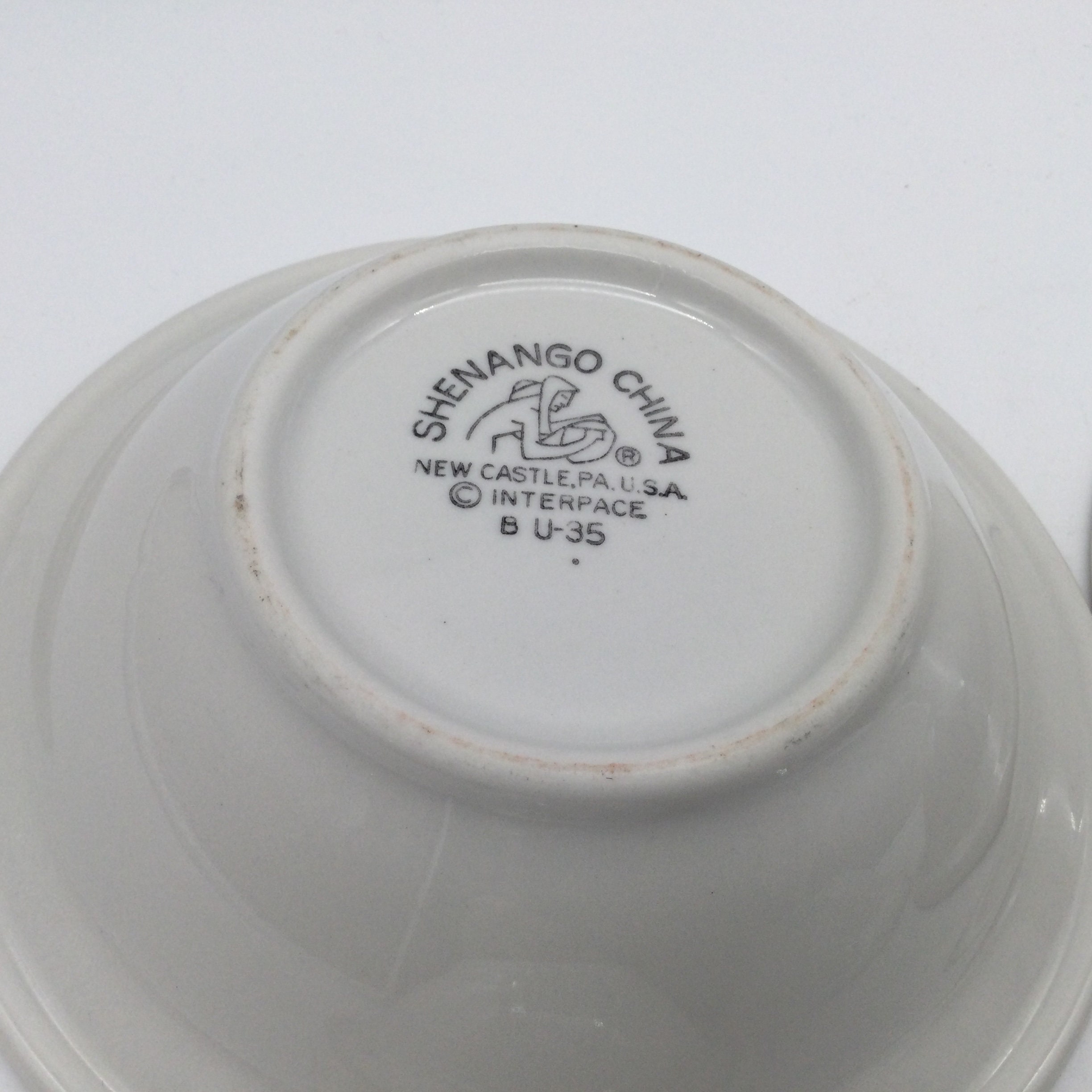 Vintage Shenango China Set of 4 Cereal / Dessert Bowls / Gold - Etsy