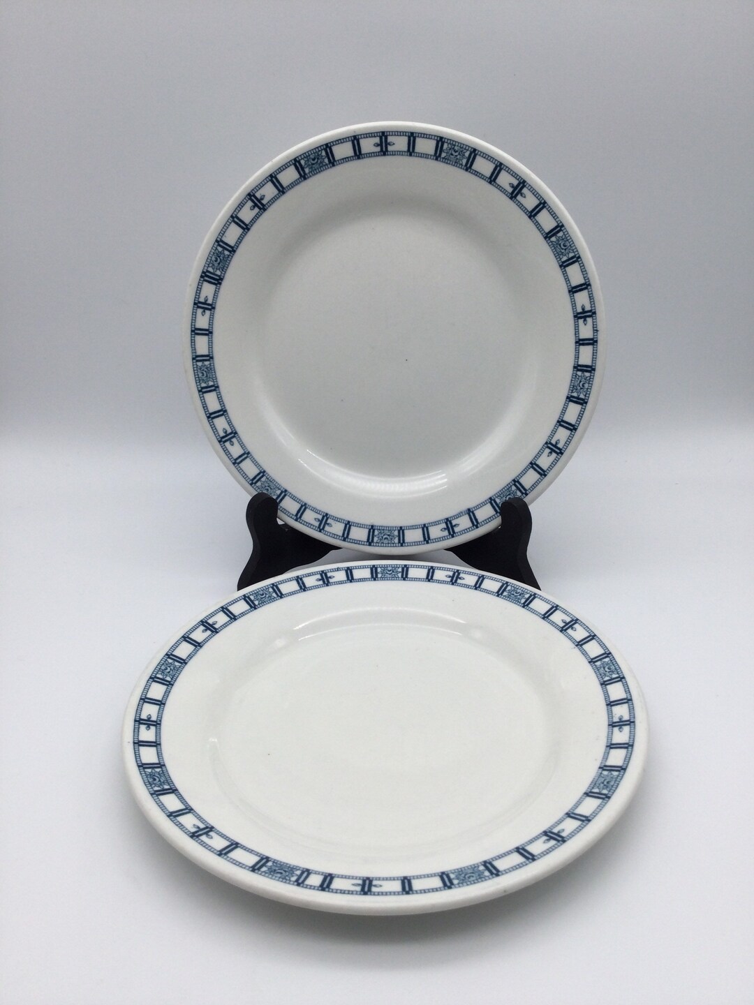 John Maddock & Sons Antique Vitrified Pair of Luncheonplates ...