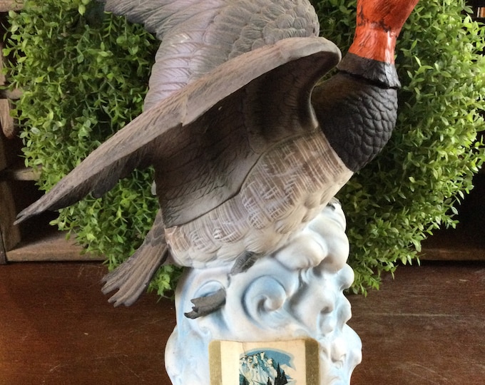 Ski Country Bourbon Decanter/ 1974 Ltd. Ed. / Red Head Duck / Full Size ...