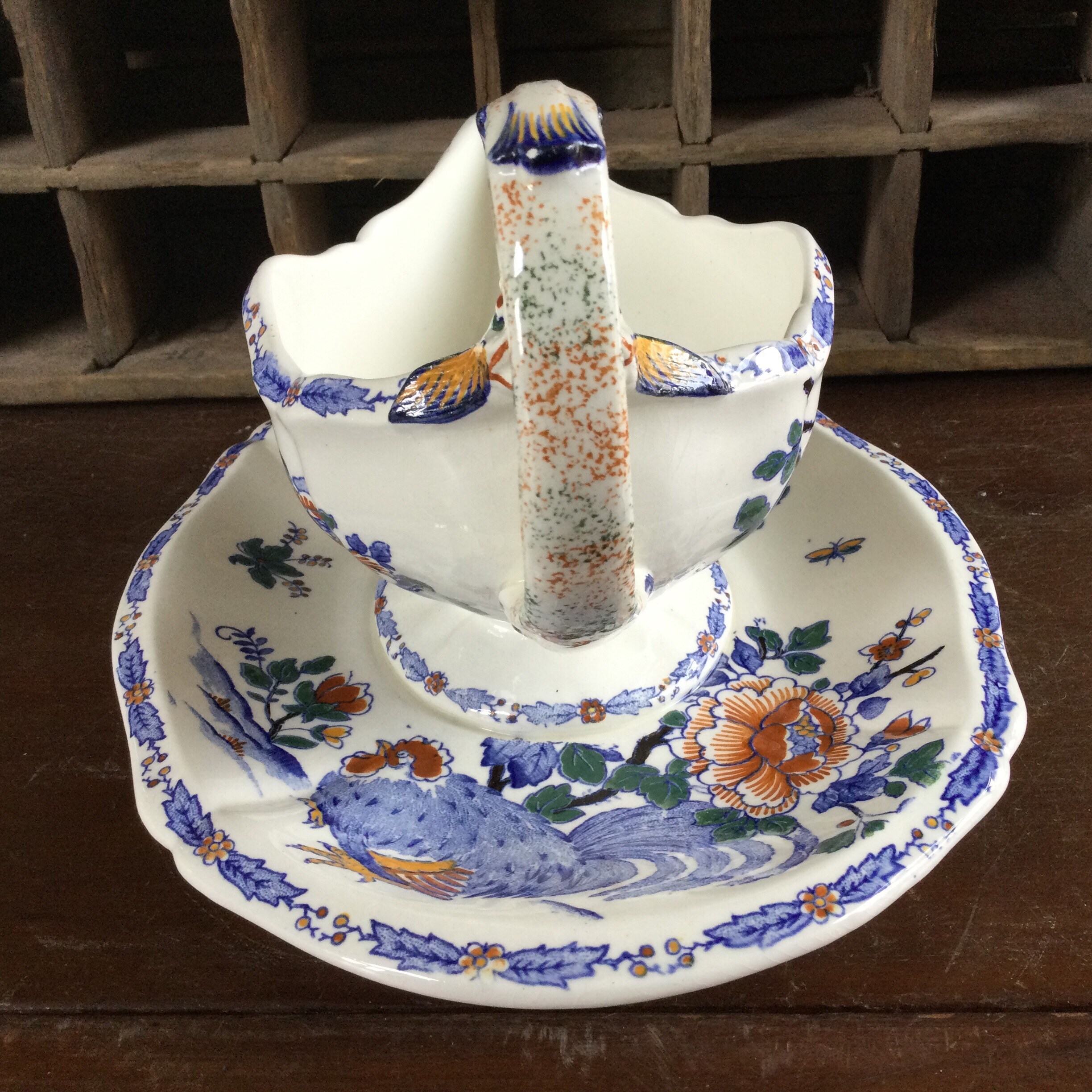 Early Backstamp Vintage Gien France Delft Colorie French Faience ...