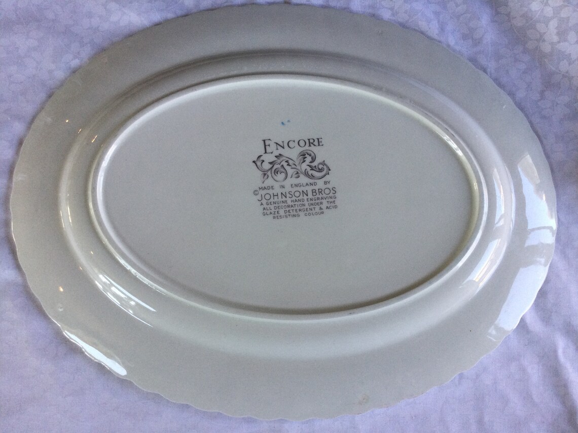 Vintage Johnson Brothers England Encore Pattern / Regency - Etsy