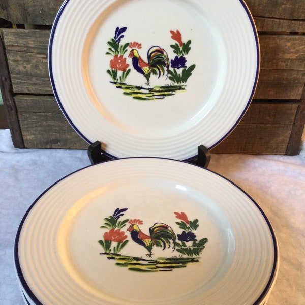 Rooster Plates - Etsy