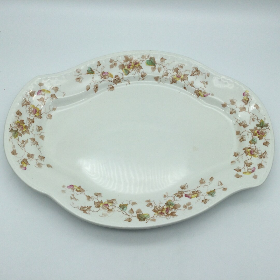 Antique A.J. Wilkinson Park Pattern Oval Serving Platter – Multicolor ...