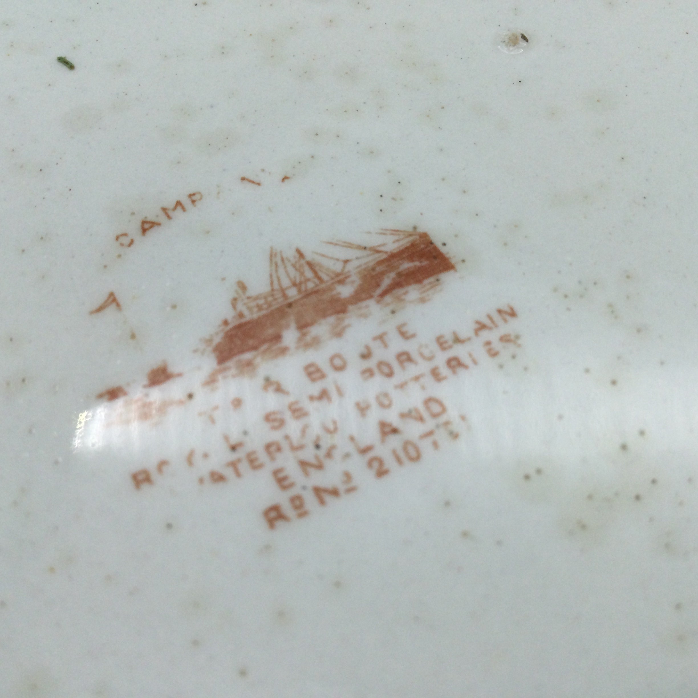 Antique T R Boote / Waterloo Potteries / Campania Pattern / - Etsy