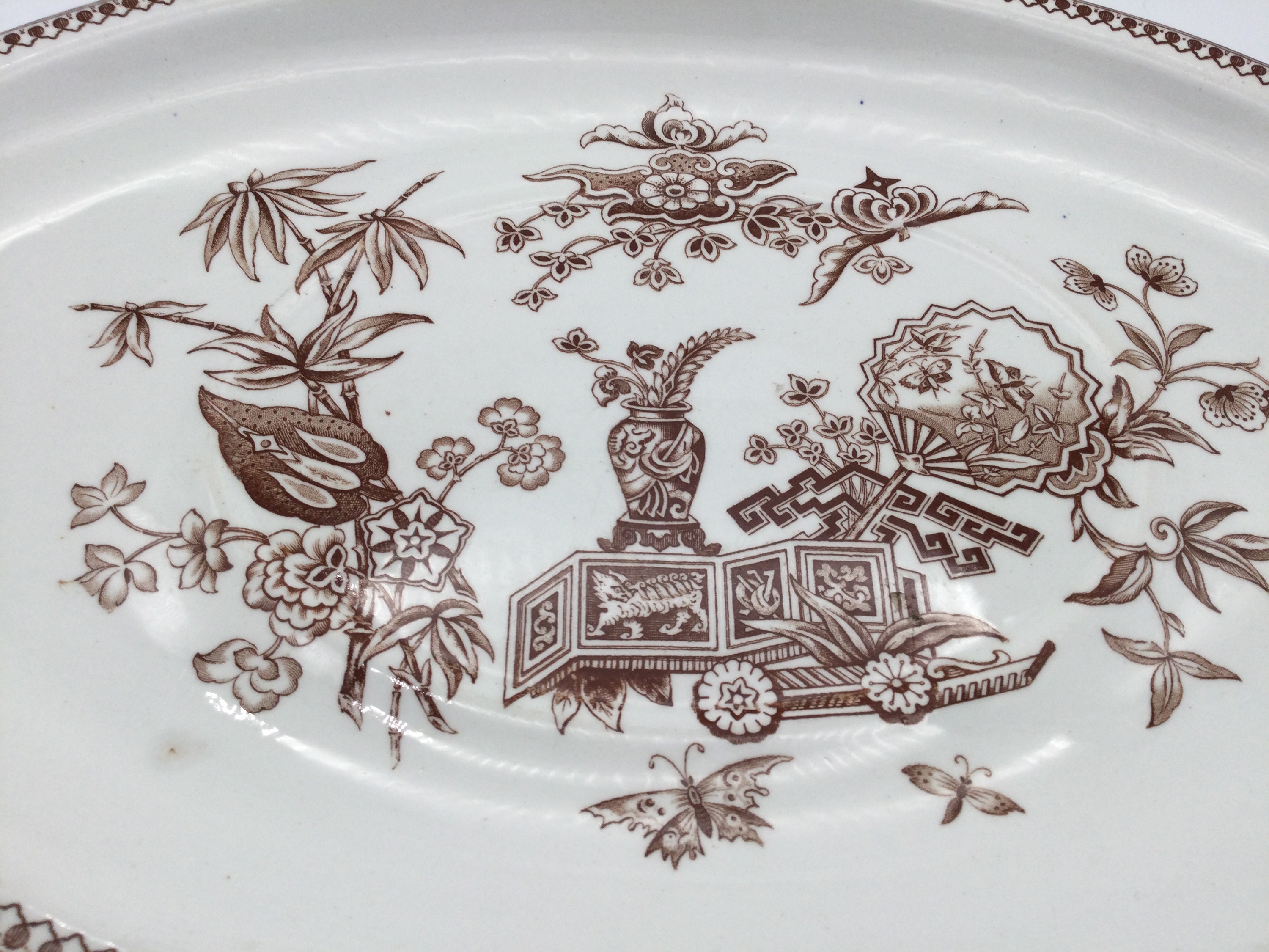Antique Aesthetic Era Thomas Elsmore & Son/ Tunstall England Brown ...