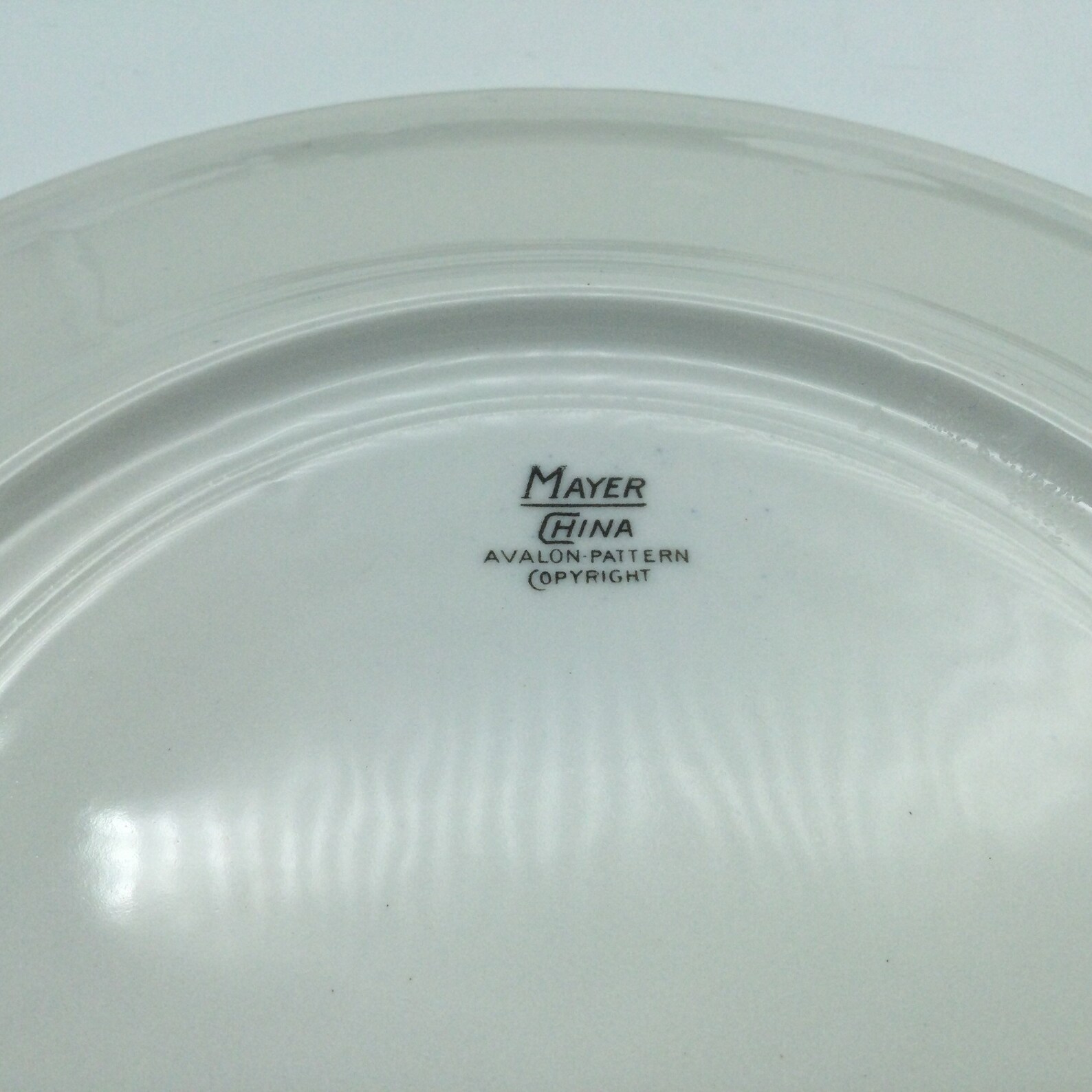 Vintage Art Nouveau Mayer China Co. Restaurant / Hotel Ware Plates ...