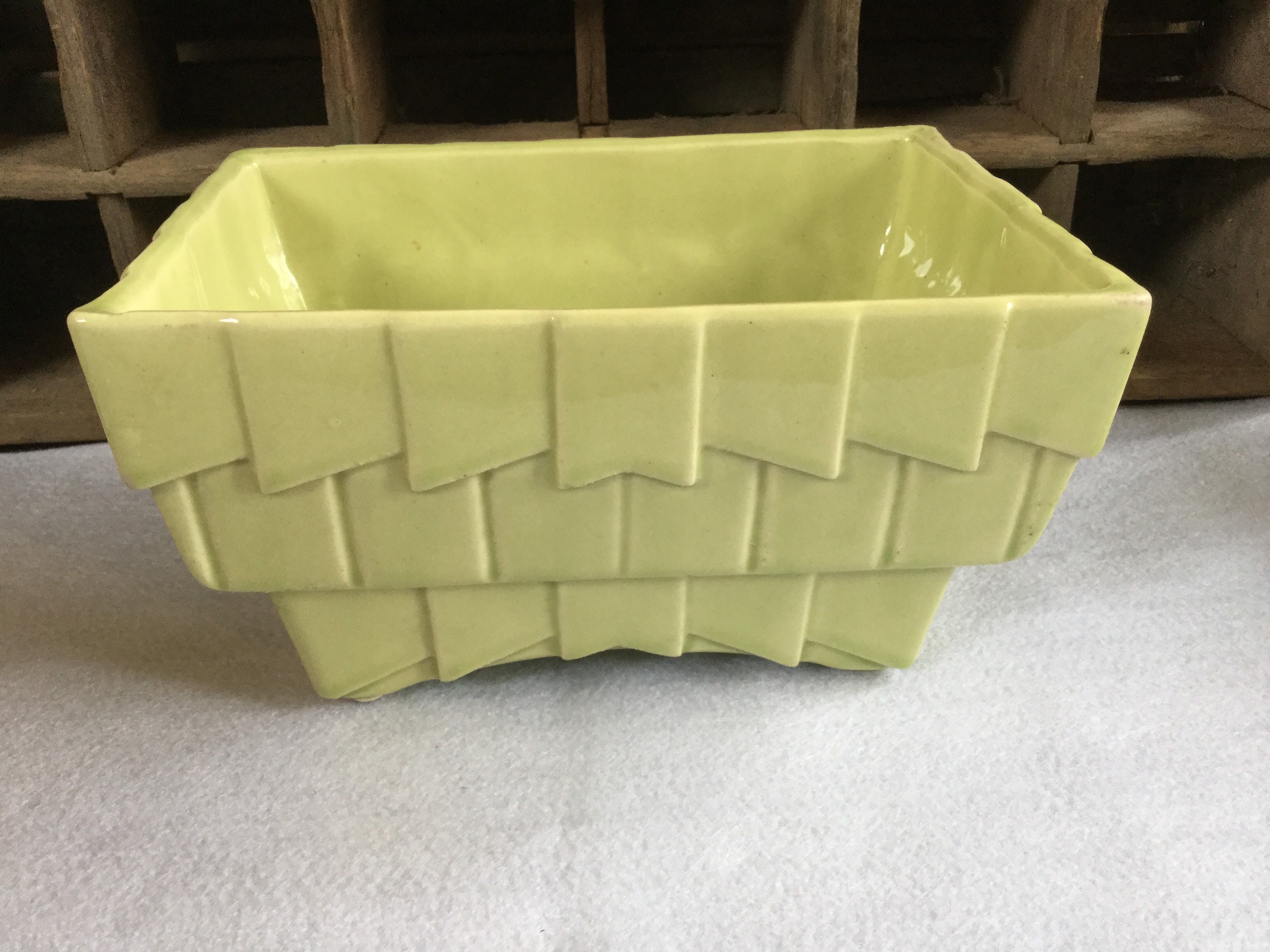 Vintage Cookson Pottery / USA / Planter / Art Deco Design / | Etsy