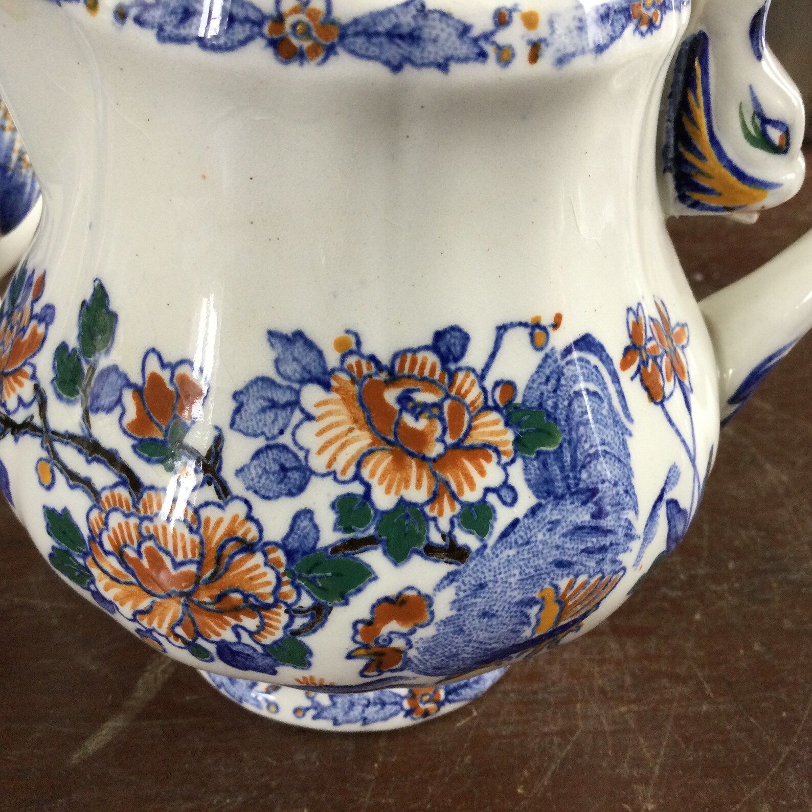 Vintage Gien France Delft Colorie / French Faience Rooster Pattern ...