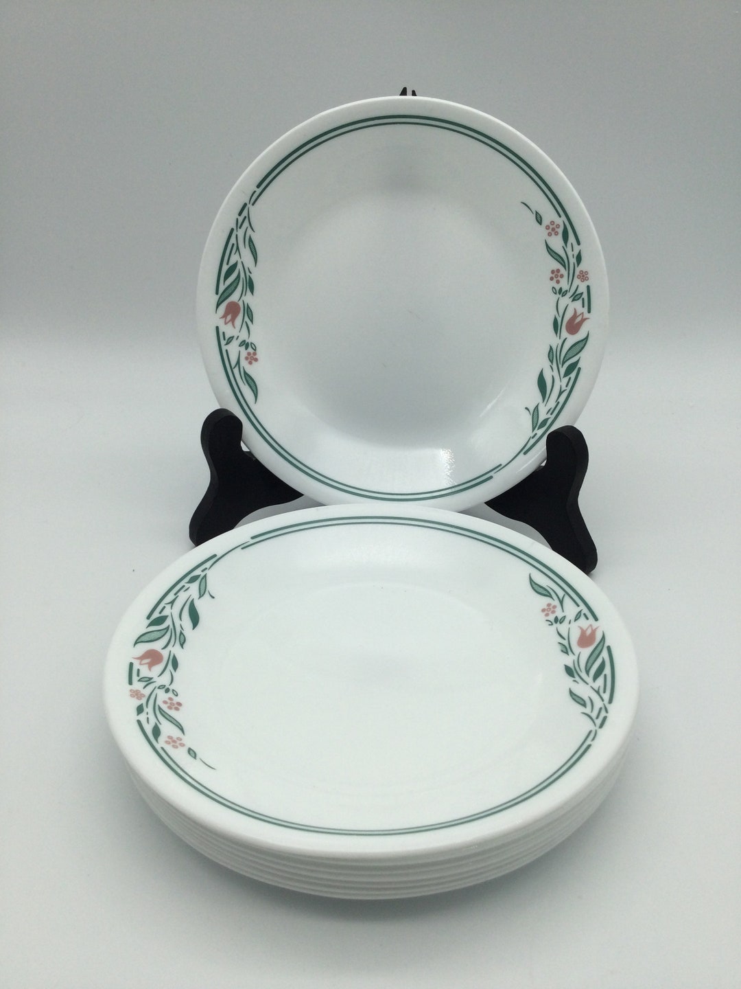 Corelle Rosemarie Set of 8 Bread & Butter Plates / Discontinued - Etsy
