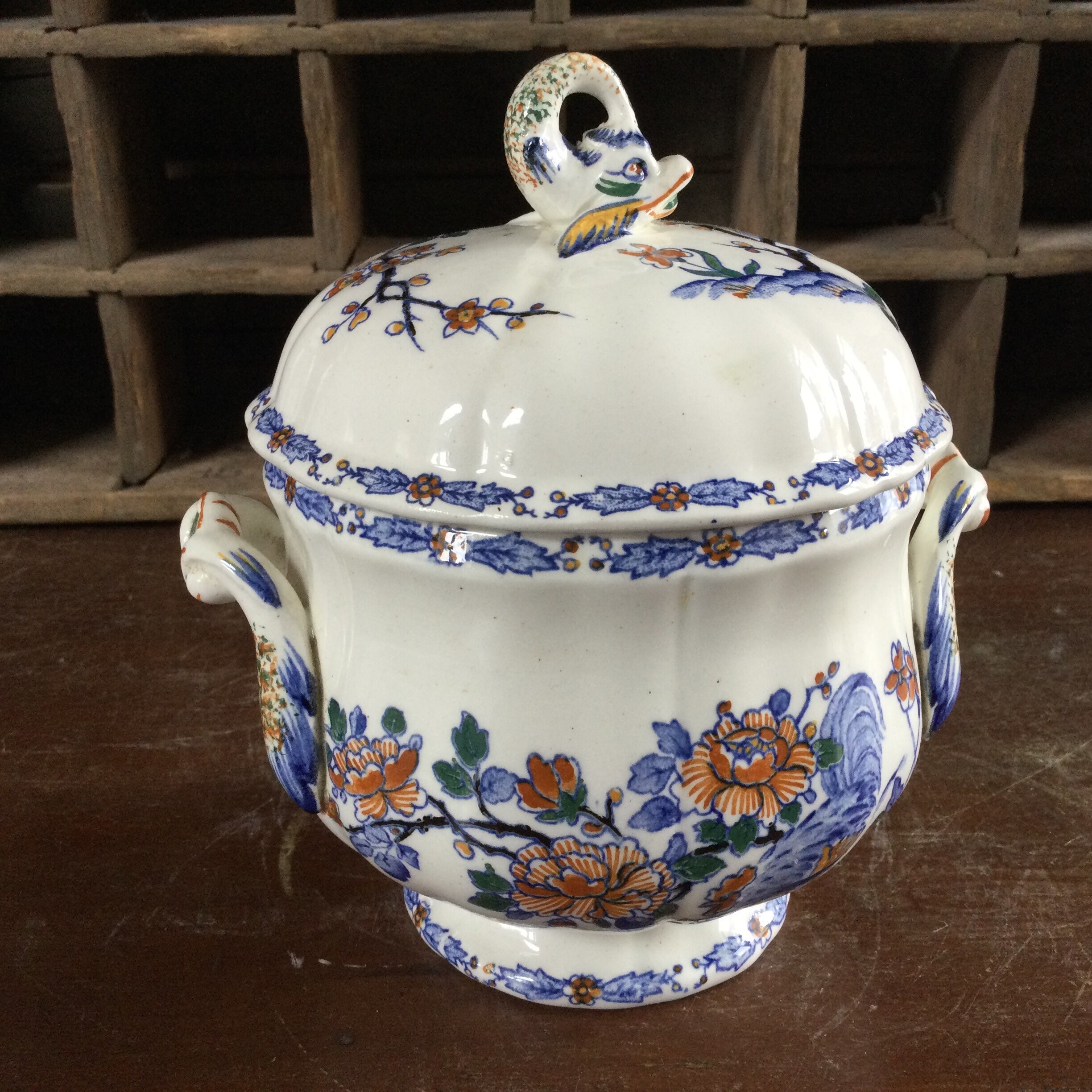 Early Backstamp Vintage Gien France Delft Colorie French Faience ...