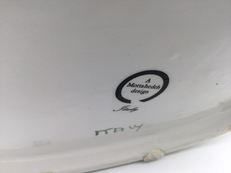 Handpainted Mottahedeh Design Italy Large Cache Pot / Planter - Etsy