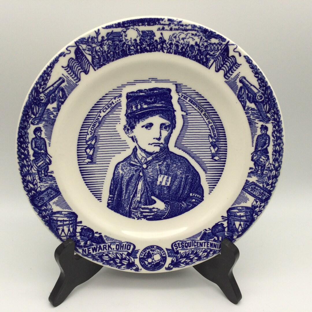 Johnny Clem / Drummer Boy Civil War Collectors Plate / Kettlesprings ...