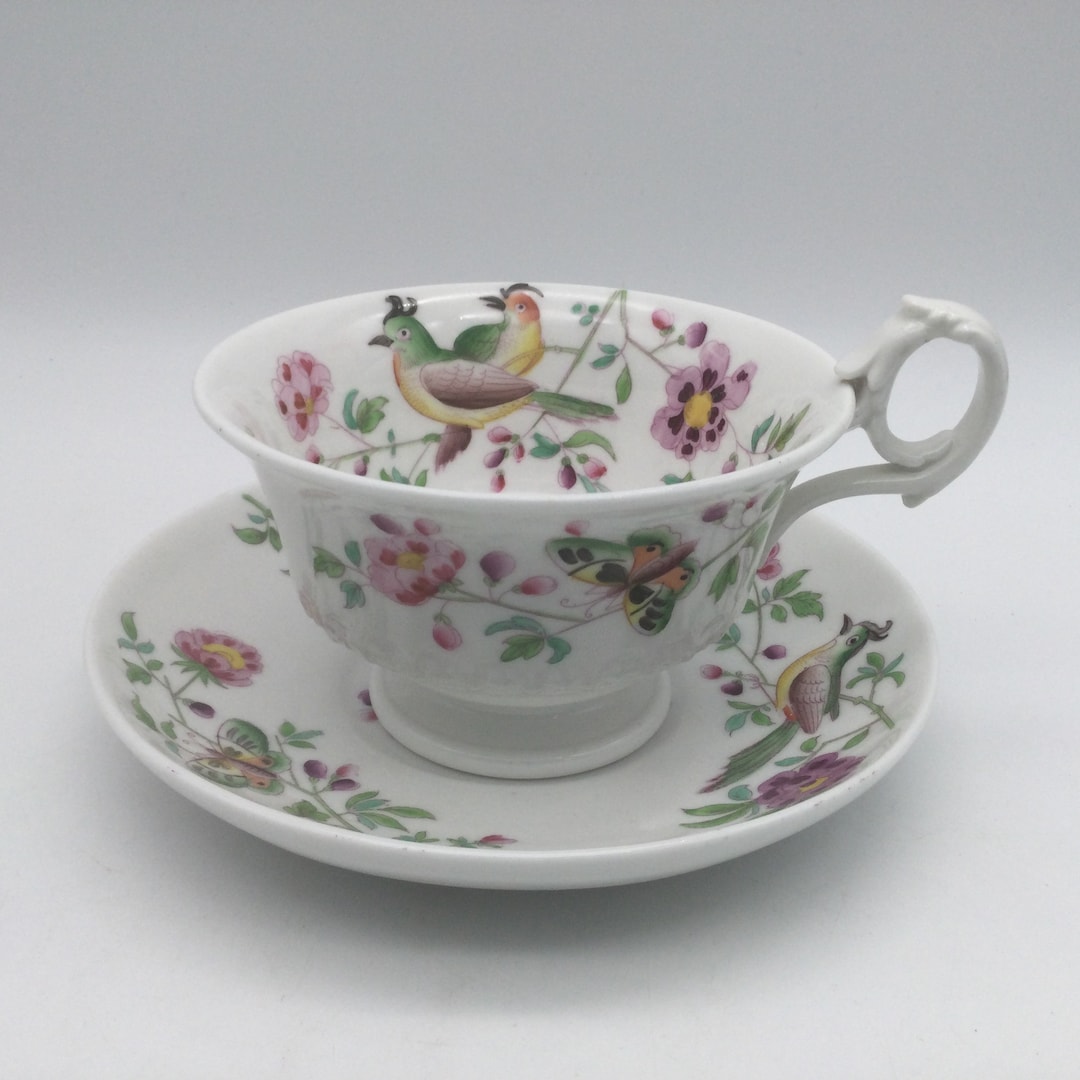 Antique John & William Ridgway Lansdowne Shape Breakfast Cup and Saucer ...