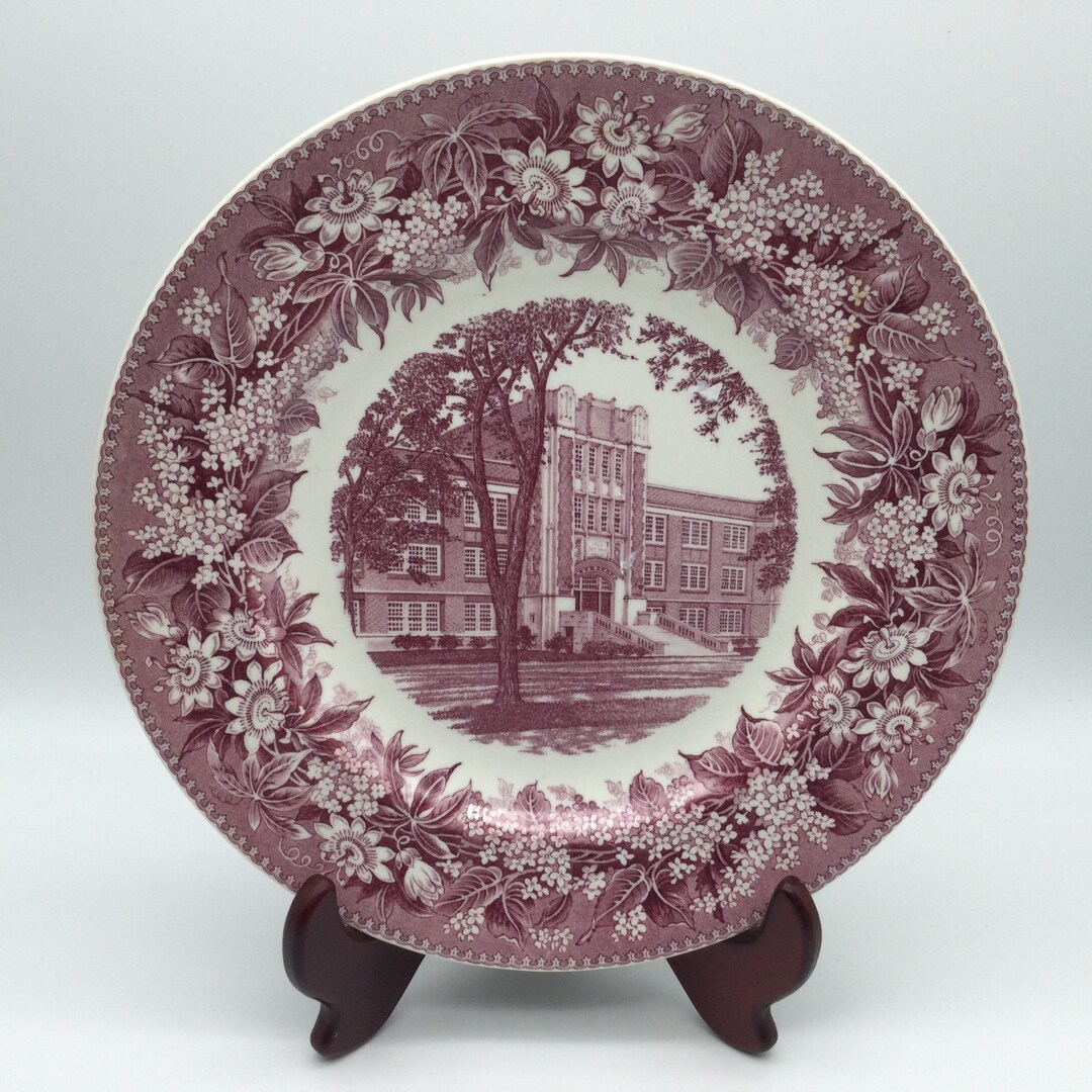 Vintage Wedgwood Winona State Teachers College College Plate / Somsen ...
