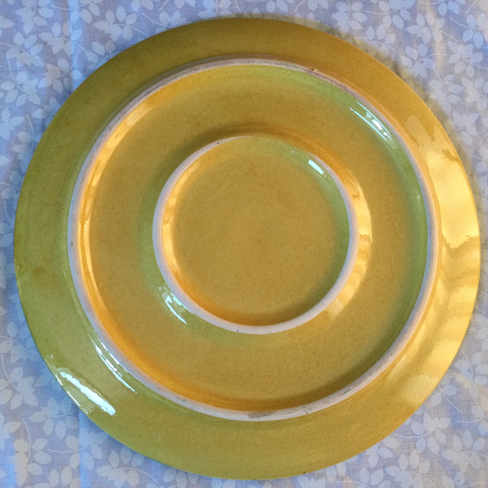 Rustic Handpainted Pottery Chop Plates / Oversized Dinner - Etsy