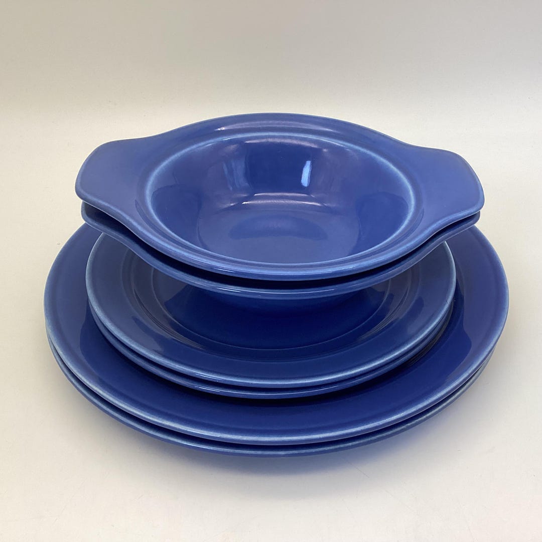Vintage Vernon Kilns Early California Blue Set of 6 Pieces / 1936-1946 ...