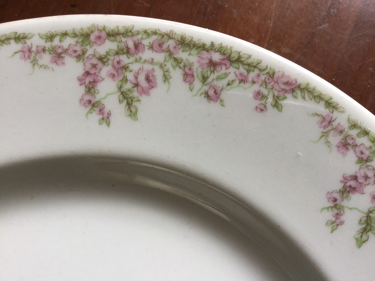 Antique Syracuse China OPCO / Pink Rose Floral / Large Oval Serving ...