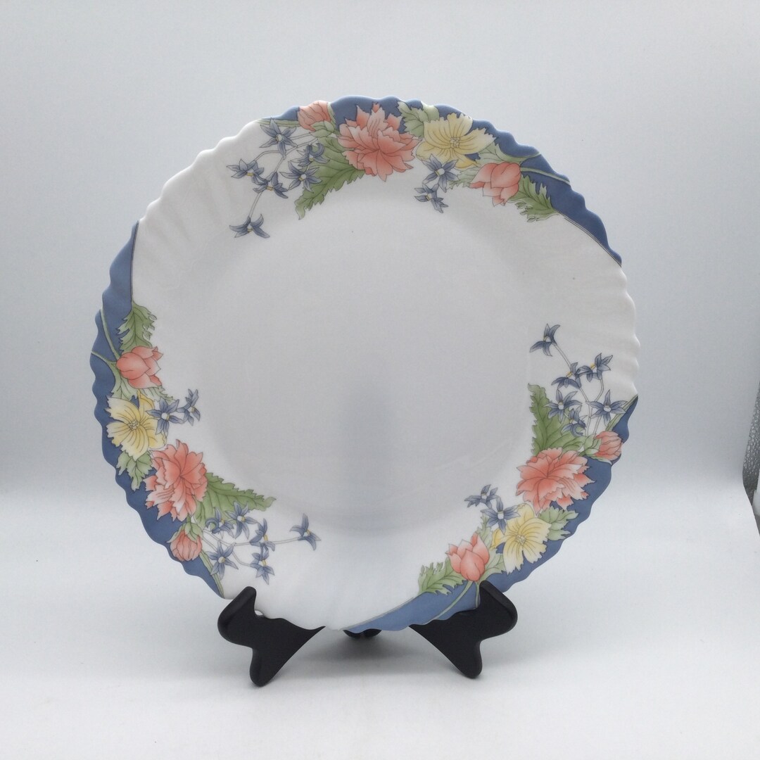 Vintage Arcopal France Florine Pattern / Round Tray / Chop Plate / 12 ...