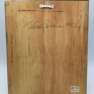 Hand Painted Primitive Belsnickle Santa Wooden Plaque / Local ...