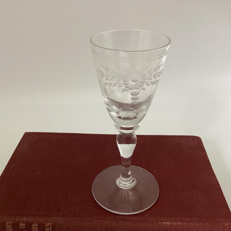 Cut Glass Signed Hawkes - Etsy