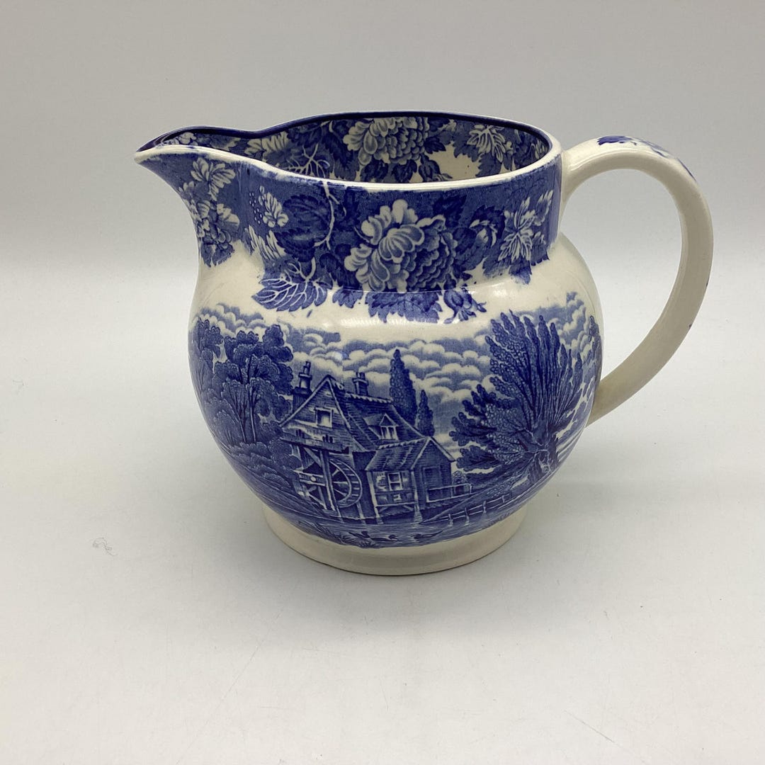 Antique Wood & Sons / Enoch Woods English Scenery Pattern / Pitcher ...