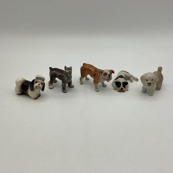 Miniature Porcelain Animals - Etsy