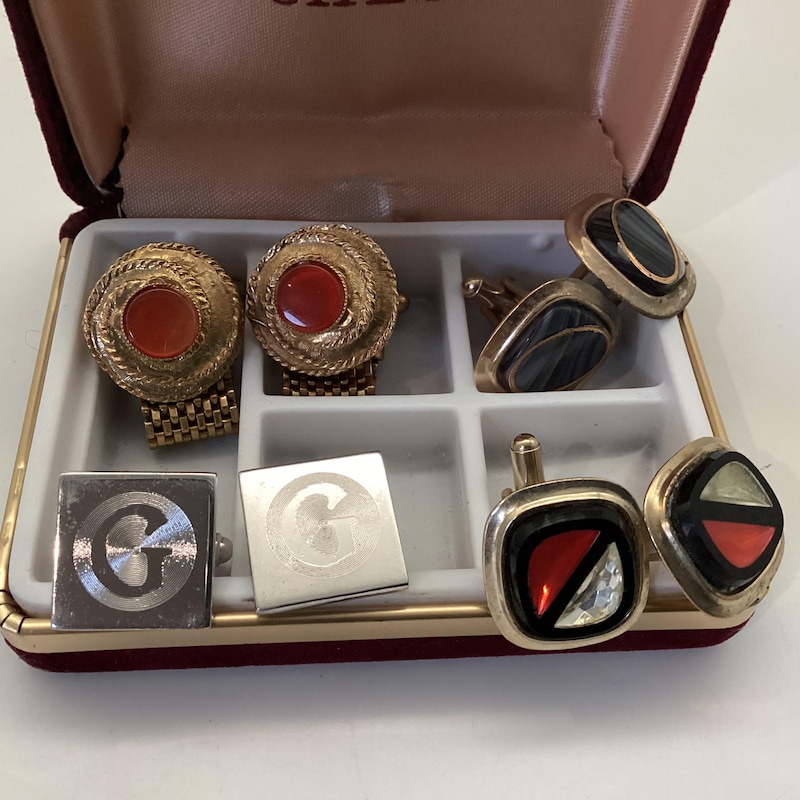 Vintage Mod Cufflinks - Etsy