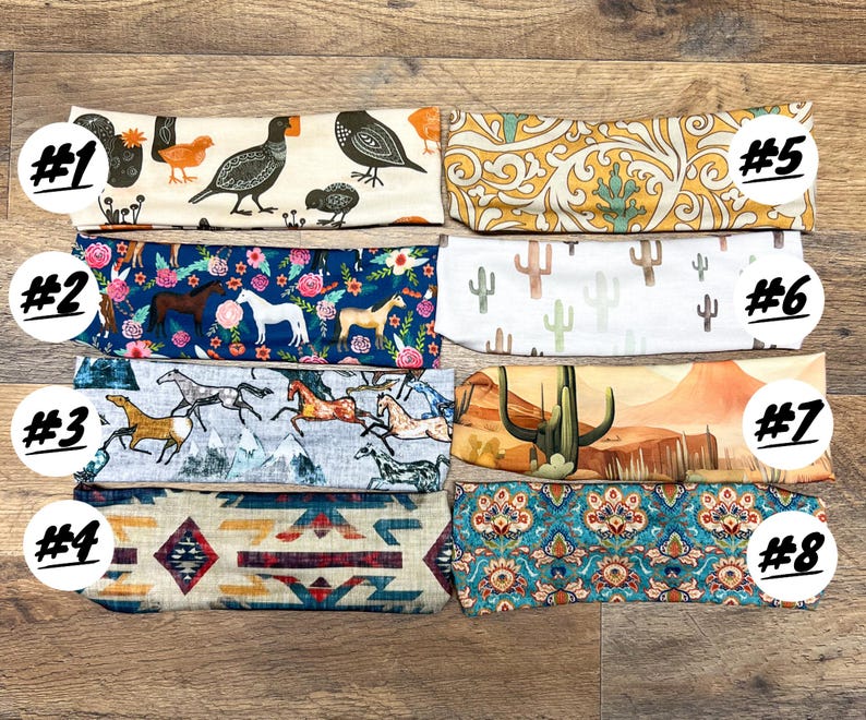 Western Collection of Headbands - Etsy