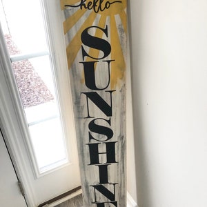 Hello Sunshine Welcome Sign - Etsy